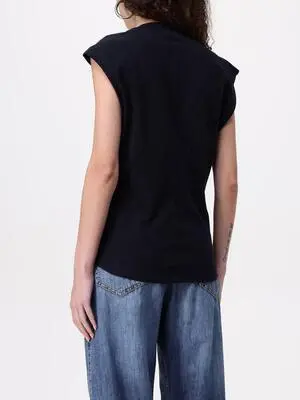 Isabel Marant Étoile Draped Detail T-shirt - Black