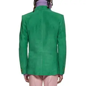 Gucci Suede Jacket - Green