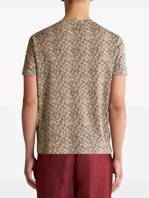 Etro Palm Tree-print Cotton T-shirt