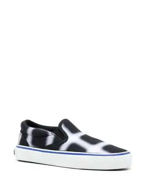 COUNTY OF MILAN Marcelo Burlon Geometric-pattern Slip-on Sneakers