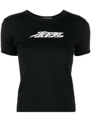 AMBUSH Reflective Logo Cotton T-shirt