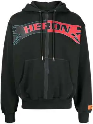 Heron Preston Logo-print Zip-up Hoodie