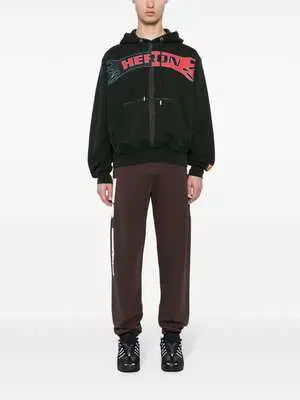 Heron Preston Logo-print Zip-up Hoodie