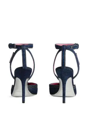 Dsquared2 100mm Pointed-toe Denim Pumps