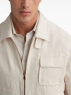 Brunello Cucinelli Spread-collar Bomber Jacket
