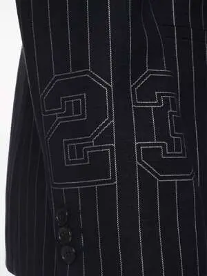 Off-White 23-print Pinstriped Blazer