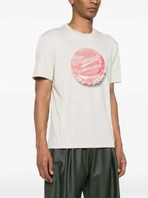 Dsquared2 Graphic-print Cotton T-shirt