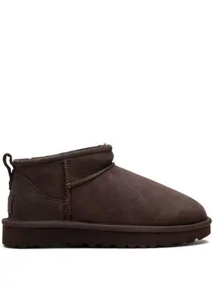 UGG Classic Ultra Mini Suede Boots - Brown