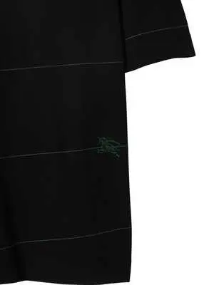 Burberry Logo-embroidered Striped Polo Shirt