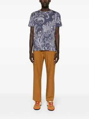 Etro Paisley-print Cotton T-shirt