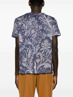 Etro Paisley-print Cotton T-shirt