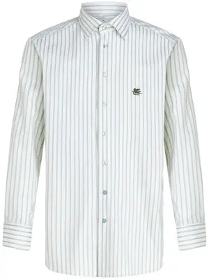 Etro Logo-embroidered Cotton Shirt