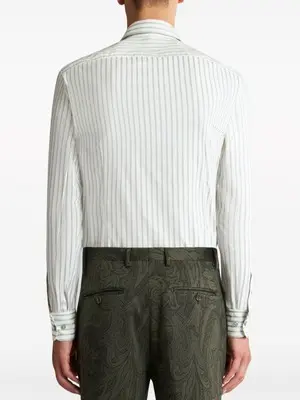 Etro Logo-embroidered Cotton Shirt