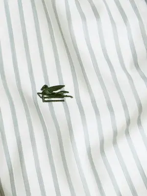 Etro Logo-embroidered Cotton Shirt