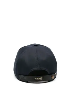 TOM FORD Logo-embroidered Cotton Cap