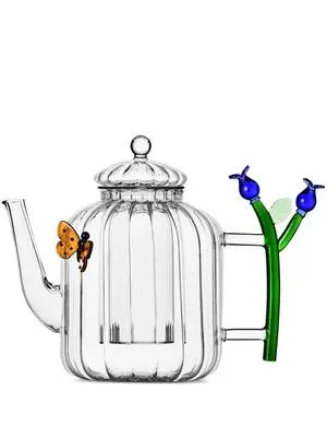 ICHENDORF MILANO Botanica Glazed-finish Teapot - White