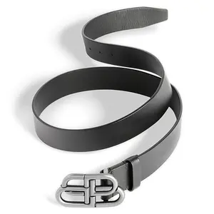 Balenciaga Bb Large Belt - Black