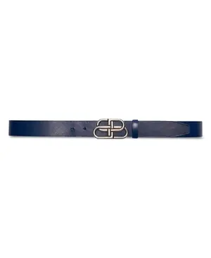 Balenciaga Bb Large Belt - Navy