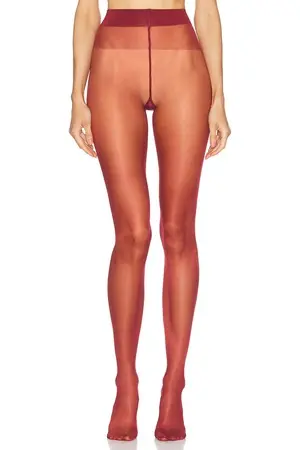 Wolford Satin Touch Tights Merlot