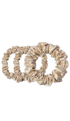 Slip Midi & Large Scrunchie Set Of 3 - Blonde