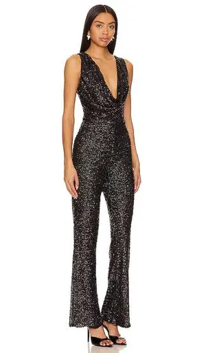 Nbd Heather Sequin Embellished Jumpsuit