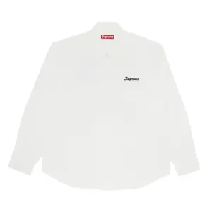 Supreme American Psycho Work Shirt - White