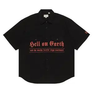 Supreme X Bernadette Corporation Short-sleeve Work Shirt - Black