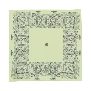 Givenchy Bird Bandada Printed Scarf 'lime - Green