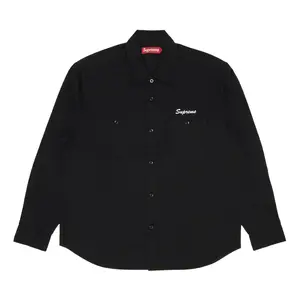 Supreme American Psycho Work Shirt - Black