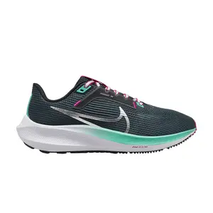 Nike Wmns Air Zoom Pegasus 40 Wide 'deep Jungle Metallic Silver