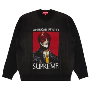 Supreme Supreme American Psycho Sweater Black