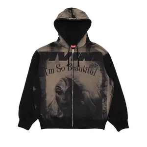 Supreme Divine Zip Up Hooded Sweatshirt