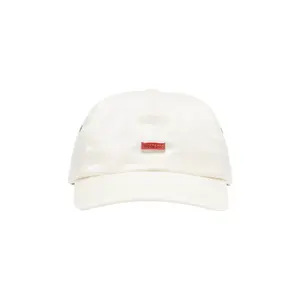 Supreme Enamel Logo 6-panel Cap - Cream