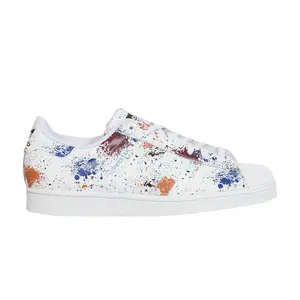 Adidas Superstar "paint Splatter" Sneakers - White
