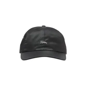 Supreme Enamel Logo 6-panel Cap - Black