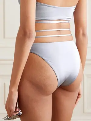 Magda Butrym Faux Pearl-embellished Bikini Briefs