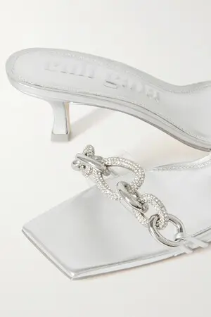 Cult Gaia Lynn Embellished Mules