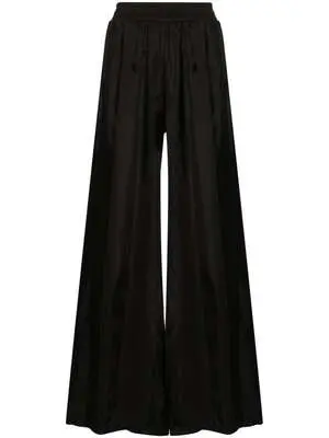 Fabiana Filippi Satin Palazzo Pants - Black