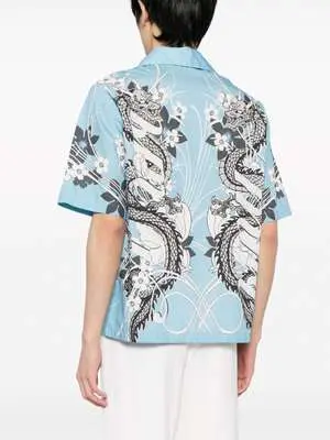 Amiri Graphic-print Cotton Shirt - Multicolour