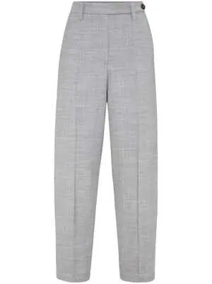 Brunello Cucinelli Tapered-leg Trousers - Grey