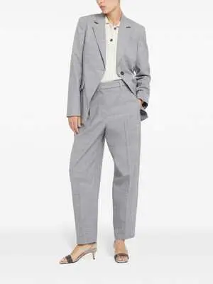Brunello Cucinelli Tapered-leg Trousers - Grey