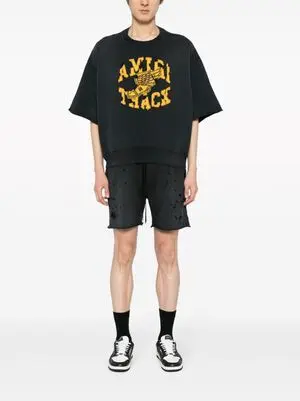 Amiri Logo-appliqué Cotton Sweatshirt