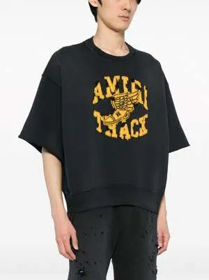 Amiri Logo-appliqué Cotton Sweatshirt