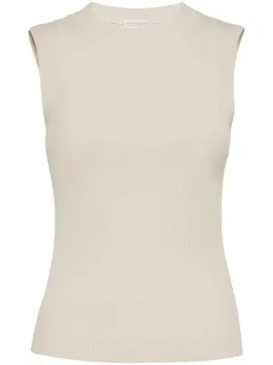 Brunello Cucinelli Monili Chain Tank Top
