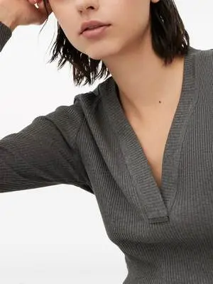 Brunello Cucinelli Fine-ribbed Jumper With Monili Chain Detail