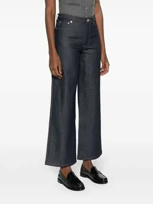 A.p.c. Elisabeth High-rise Straight-leg Jeans - Blue