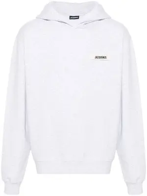 Jacquemus The Gros Grain Hoodie - Grey