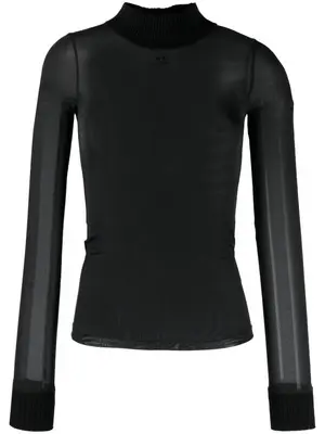 Courreges Stretch Performance Tops For Women