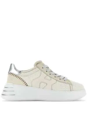 Hogan Rebel Logo-appliqué Sneakers - White