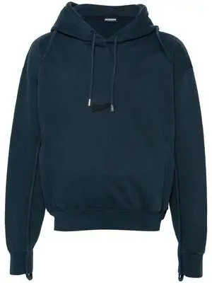 Jacquemus Le Sweatshirt Camargue Cotton Top - Blue